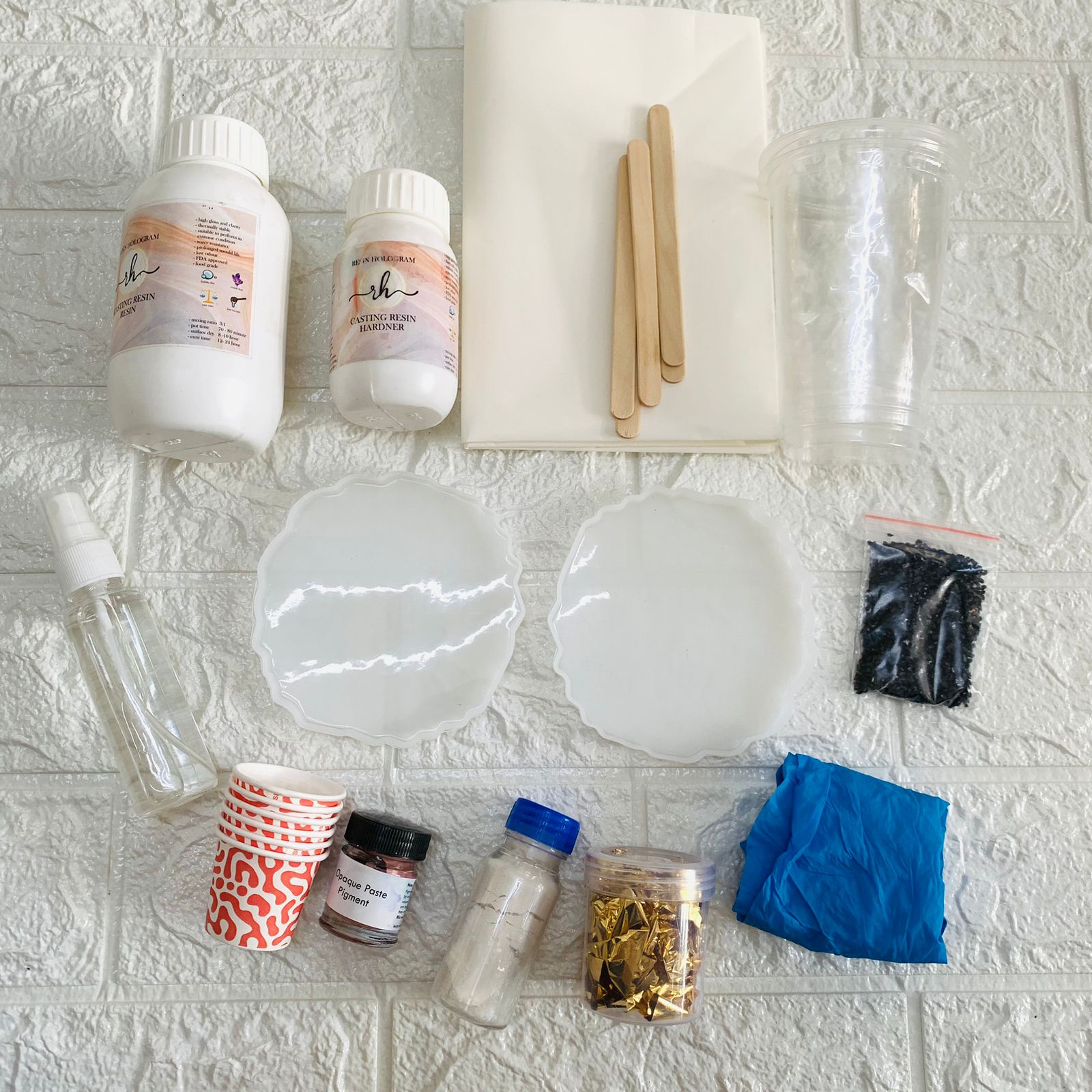 DIY Agate Resin Coaster Kit