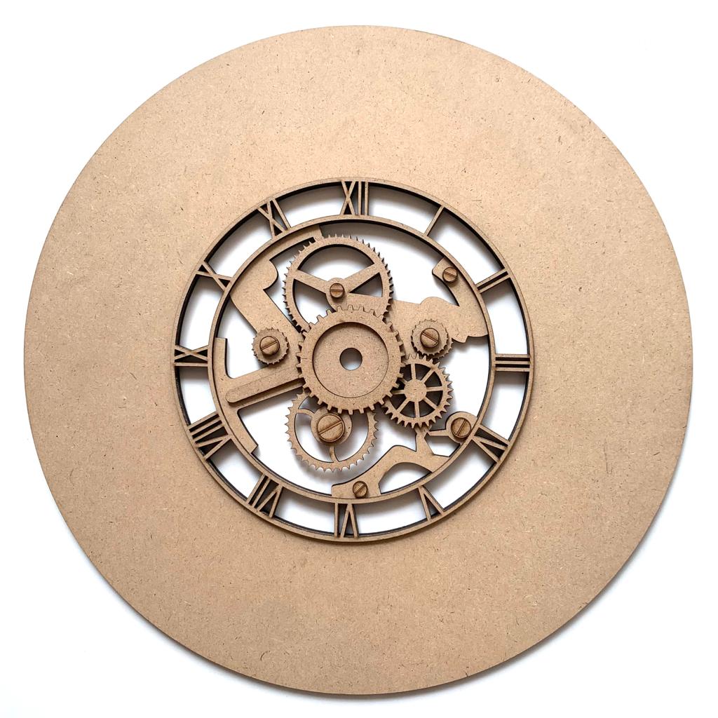3D Gear Clock Base