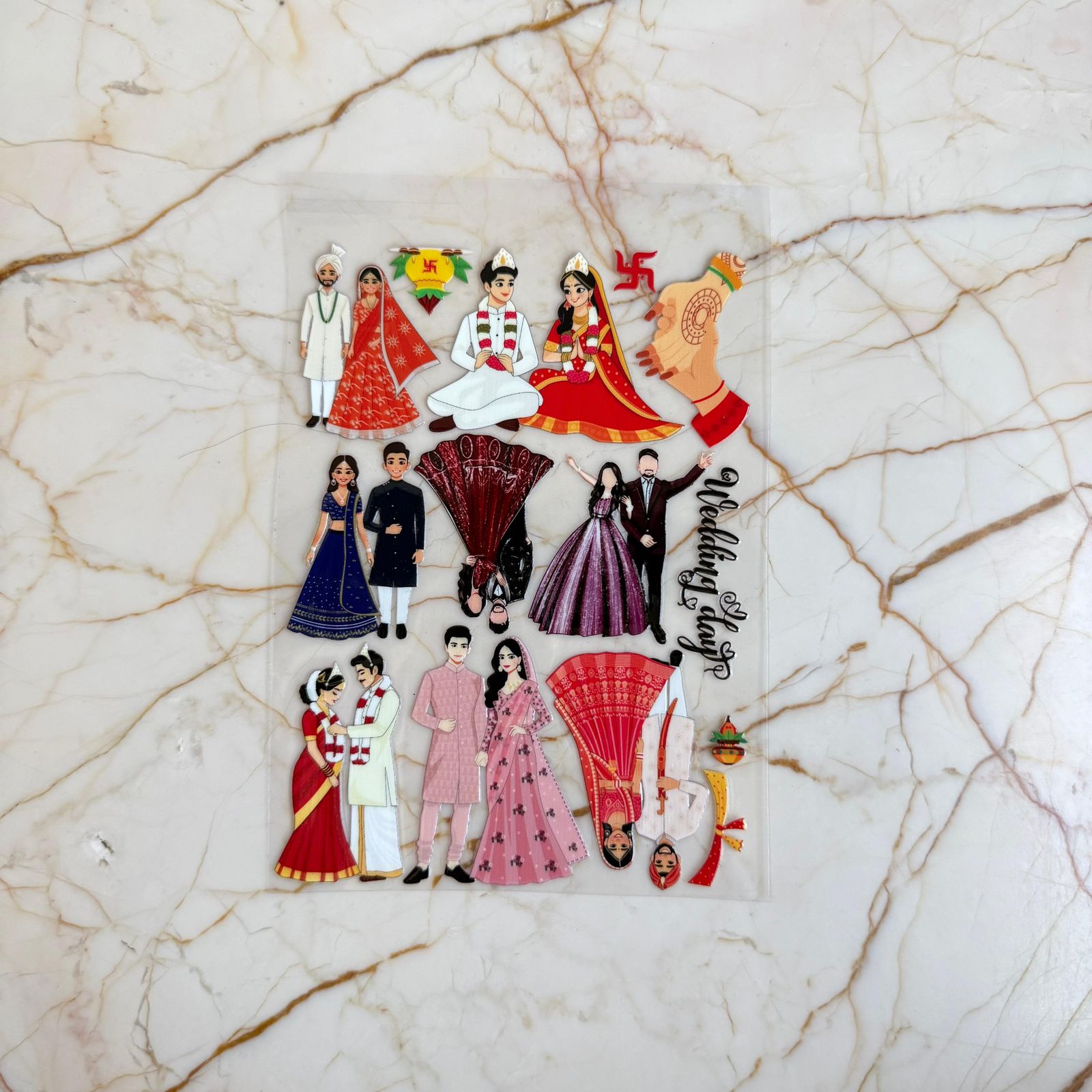 UV DTF Self Adhesive Sticker - Couple