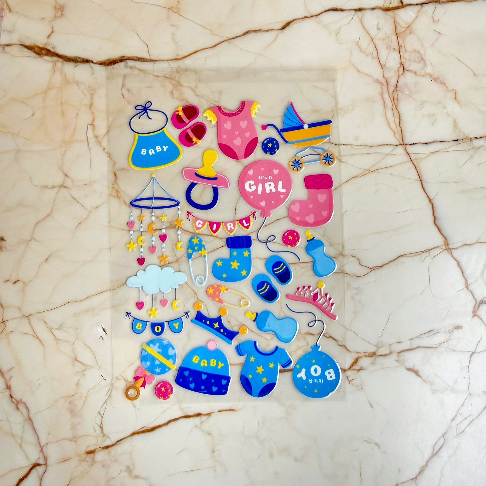 UV DTF Self Adhesive Sticker - Baby Theme